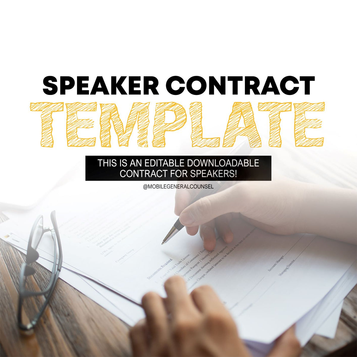 Speaker Contract Template – Ashley N. Kirkwood